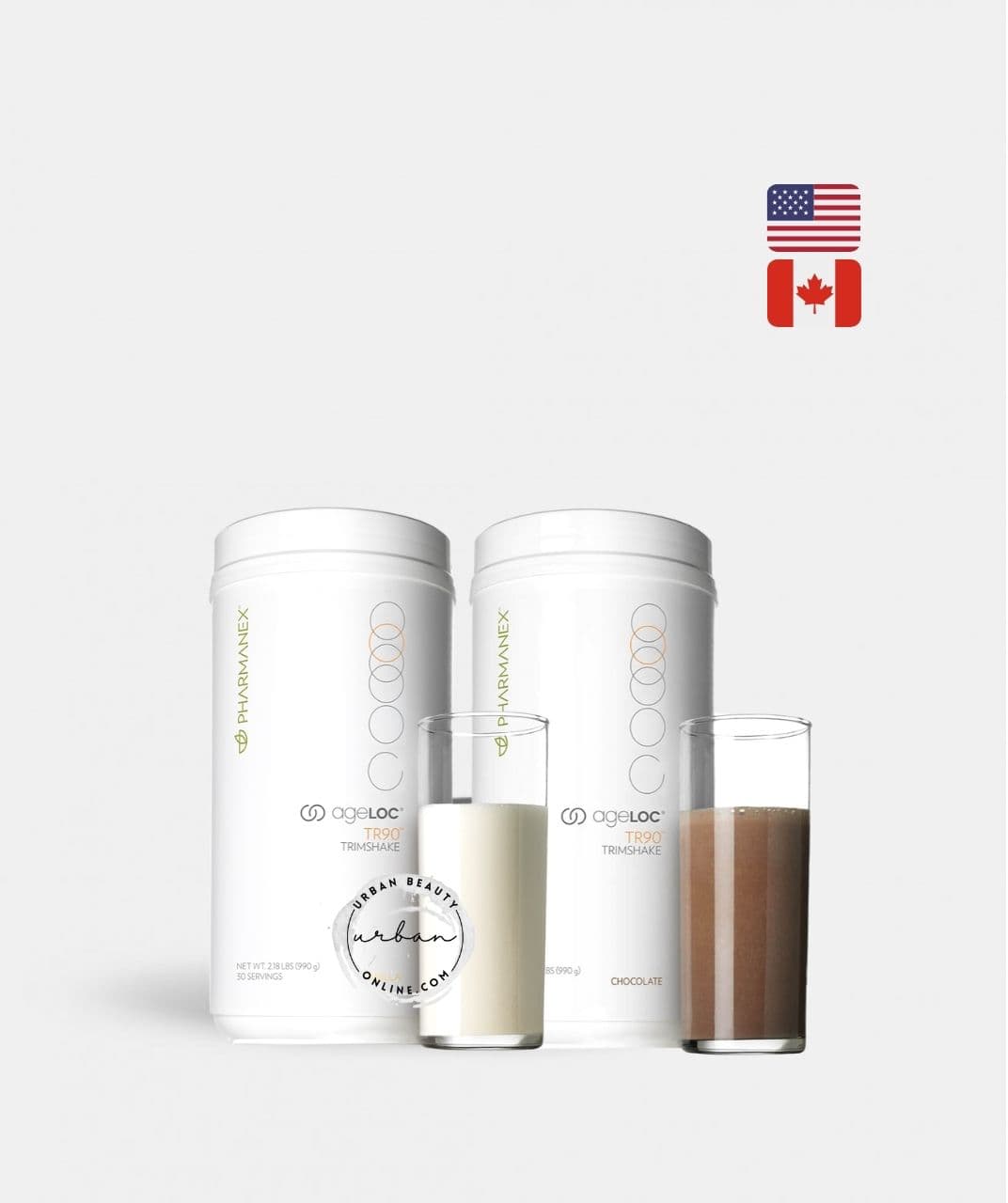 ageLOC TR90 TrimShake Mix (Vanilla & Chocolate) | 2024 Urban Beauty Care