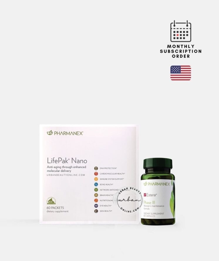 LifePak Nano/Estera Phase III Subscription Package | 2025 Urban Beauty Care