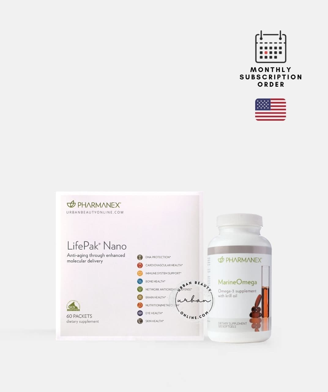 LifePak Nano/Marine Omega Subscription Package | 2025 Urban Beauty Care