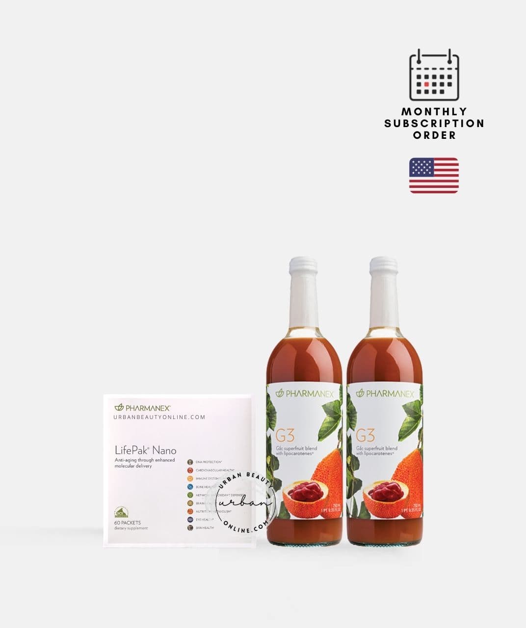 LifePak Nano/g3 2pk Subscription Package | 2025 Urban Beauty Care