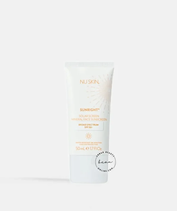Sunright Solar Screen Mineral Face Sunscreen Broad Spectrum SPF 50 ...
